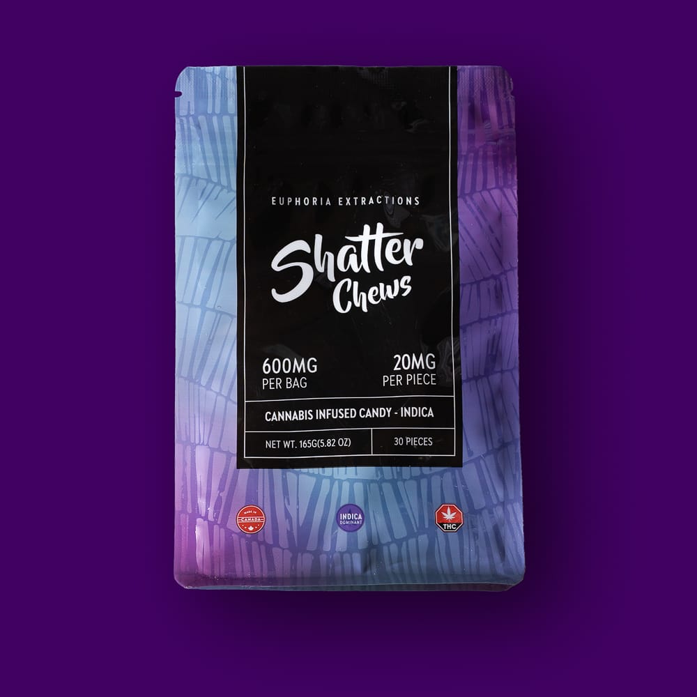 Buy Euphoria Extractions - Gummy - Indica - 600mg @ $40 | Canada